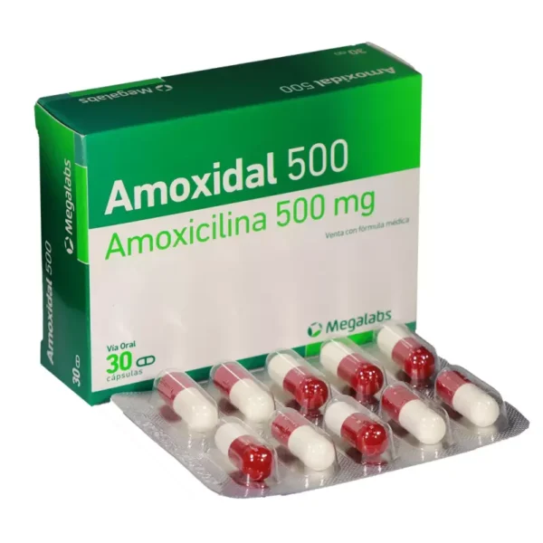 AMOXIDAL® 500 mg (Amoxicilina) – Sobre x 10 cápsulas - cuidarips.com